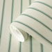 Stig Stripe Wallpaper - Mint – Studio Cathy Nordström